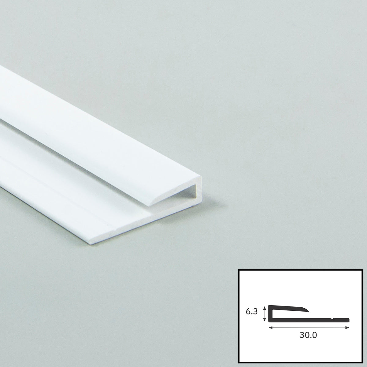 Brilliant White 1 Part Capping (Satin Finish) – Simply Cladding